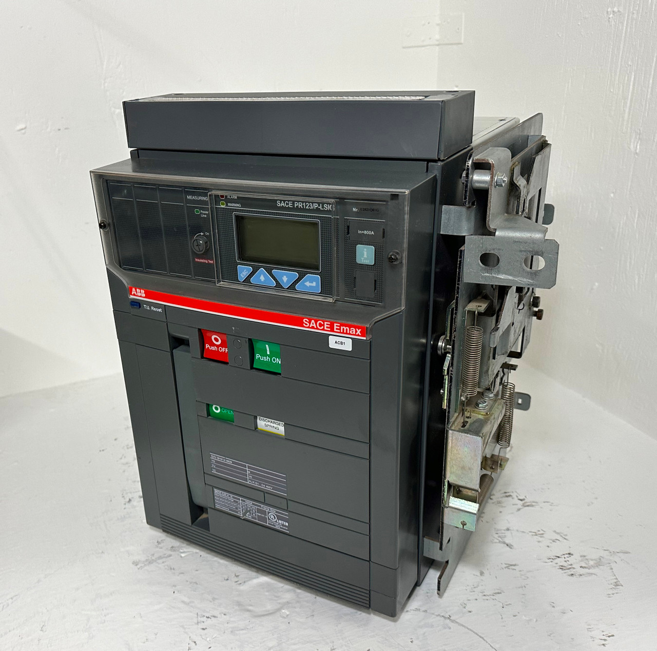 ABB 1600A SACE Emax E2S-A 16 Draw-Out Breaker LSIG w/ 800 Amp Plug E2S-A16 (EM4920-1) - River ...